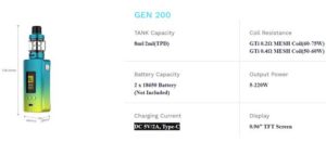 Vaporesso Gen 200 Box Mod $26.09 (Sale) - Cheap Vaping Deals