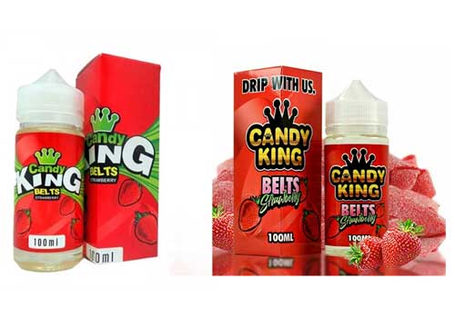 Candy King Strawberry Belts Vape Juice 100mL - $6.40 - Cheap Vaping Deals